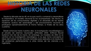 Sistemas neuronales | PPTX