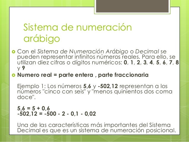 Sistemas numericos