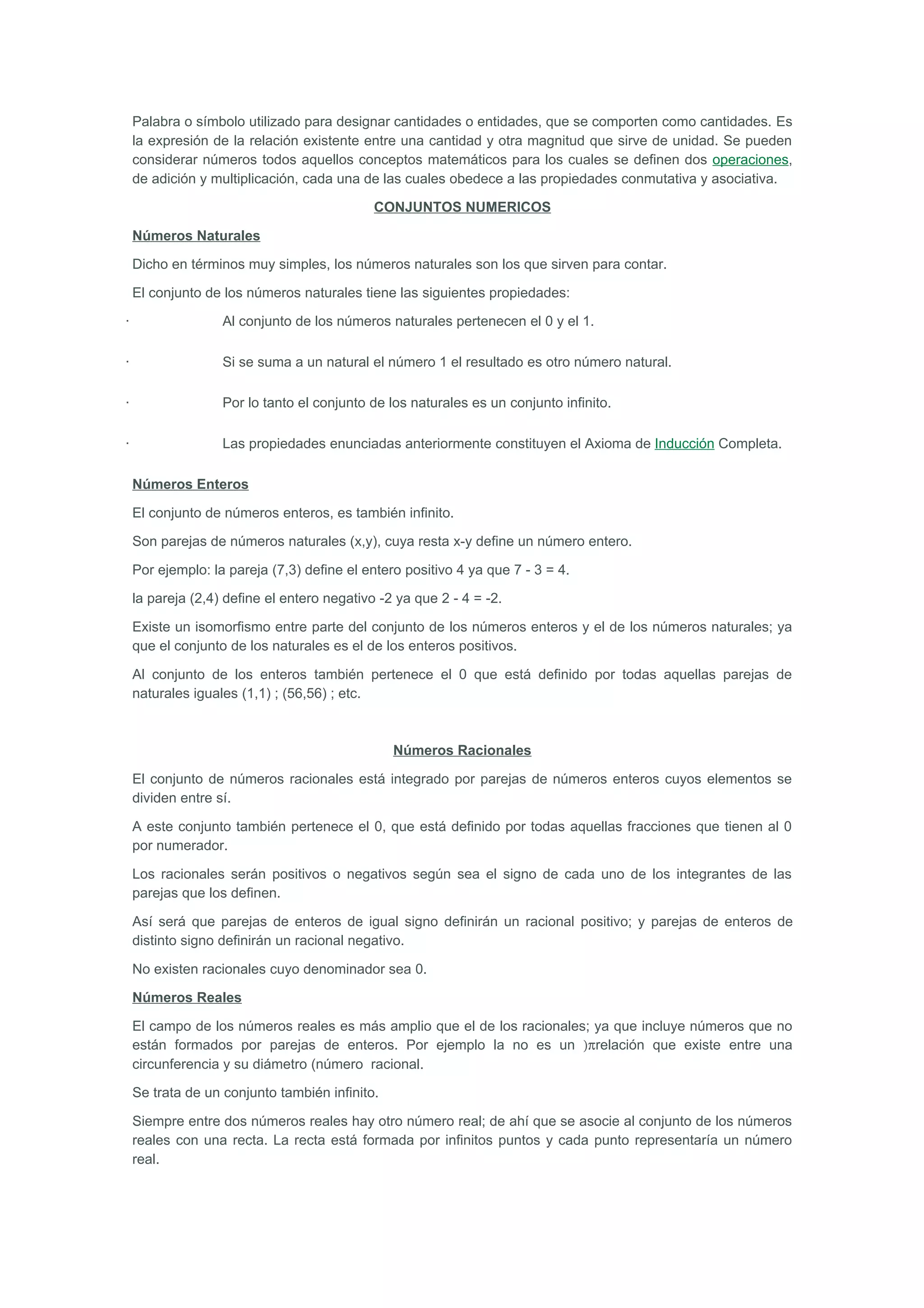 Sistemas NuméRicos | DOC
