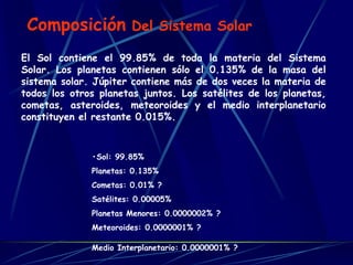 BREVE INTRODUCCION AL SISTEMA SOLAR | PPT