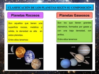 Planetas Rocosos En Nuestro Sistema Solar