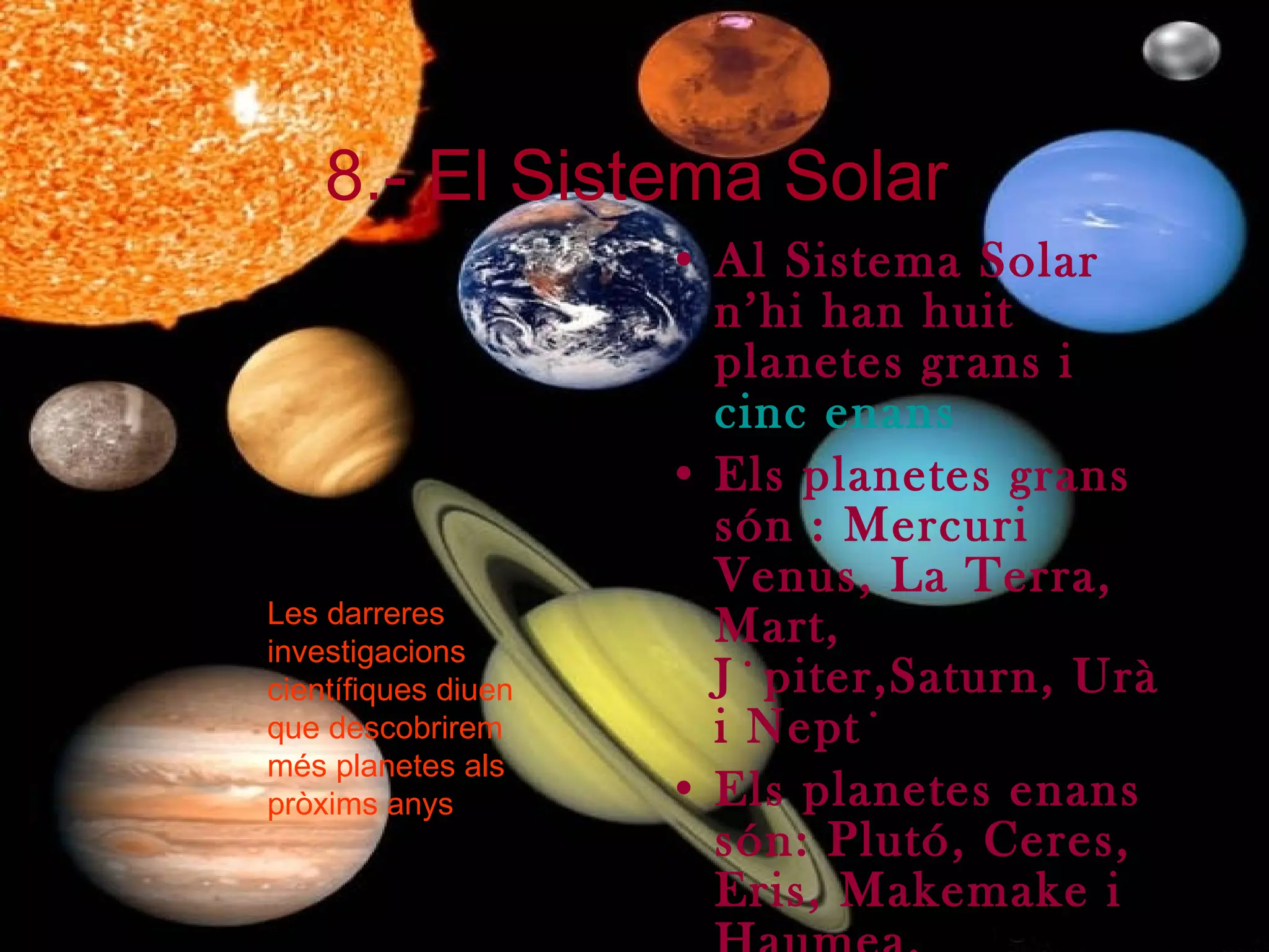 Sistema solar terra lluna | PPT