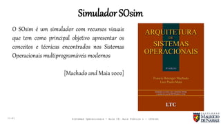 Sistemas Operacionais - Aula 04 - Prática 1 - (SOSim) | PDF