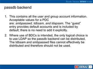 Sistemas operacionais de redes sambacomo pdc | PPT