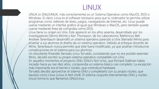 Sistemas operativos unix y linux | PPTX