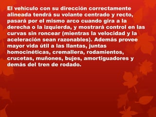 Sistemas para enderezar, medir y alinear vehículos | PPTX