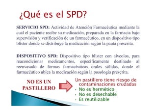 Sistemas personalizados de dosificación (spd) | PDF