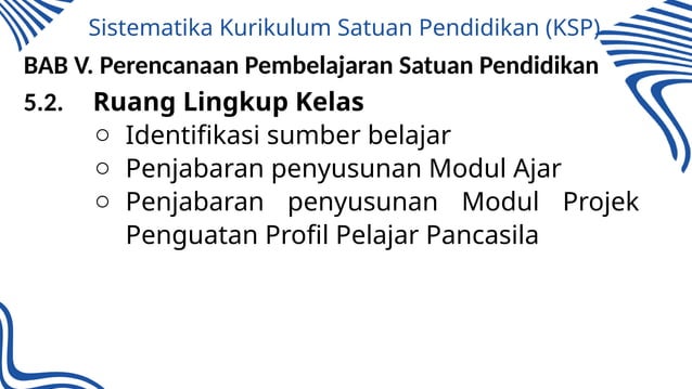 Sistematika Kurikulum Satuan Pendidikan 2024 | PPT