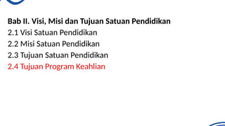 Sistematika Kurikulum Satuan Pendidikan 2024 | PPT