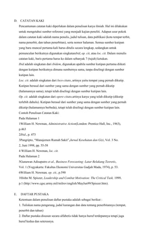 Sistematika penulisan karya ilmiah | PDF