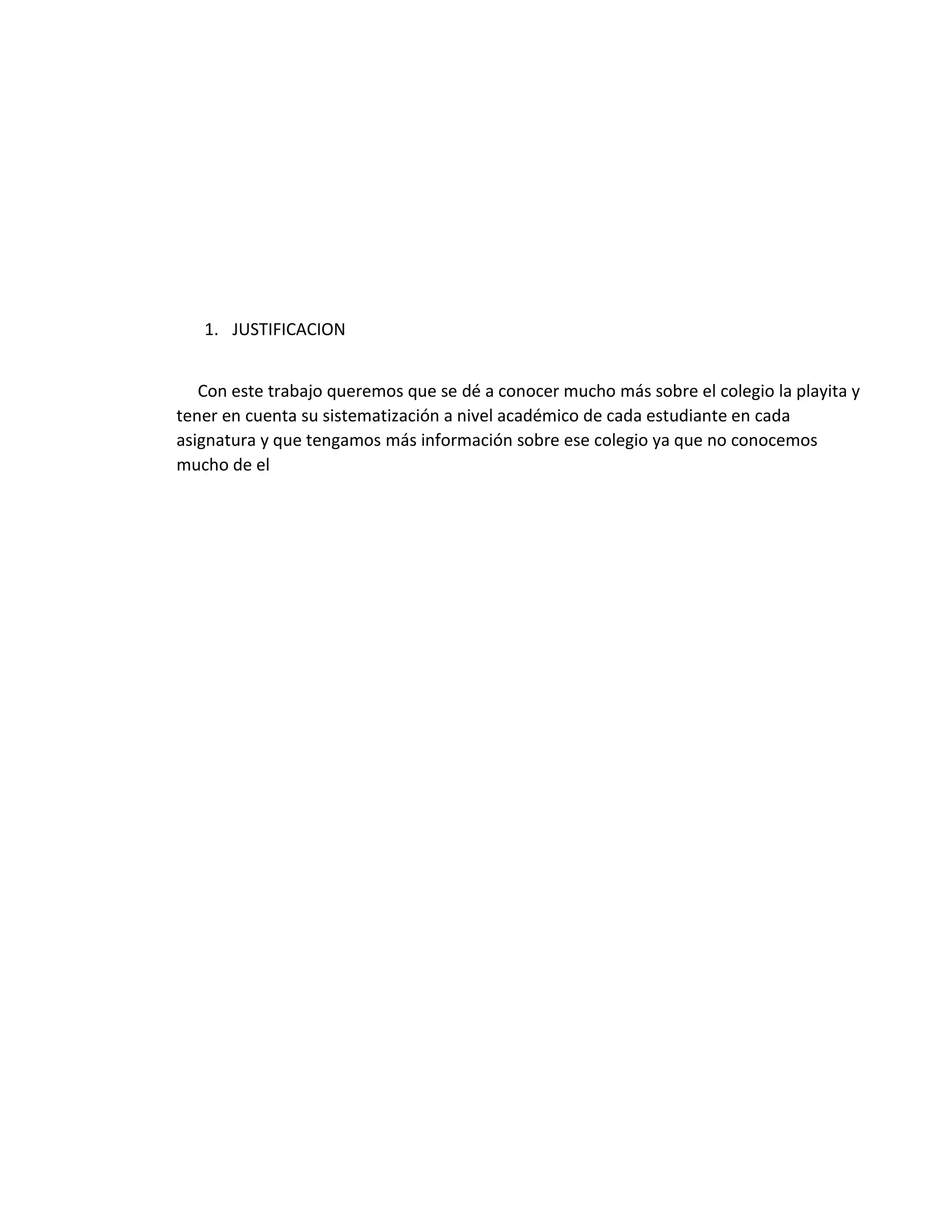 Sistematizacion Del Colegio La Playita Pdf Descarga Gratuita