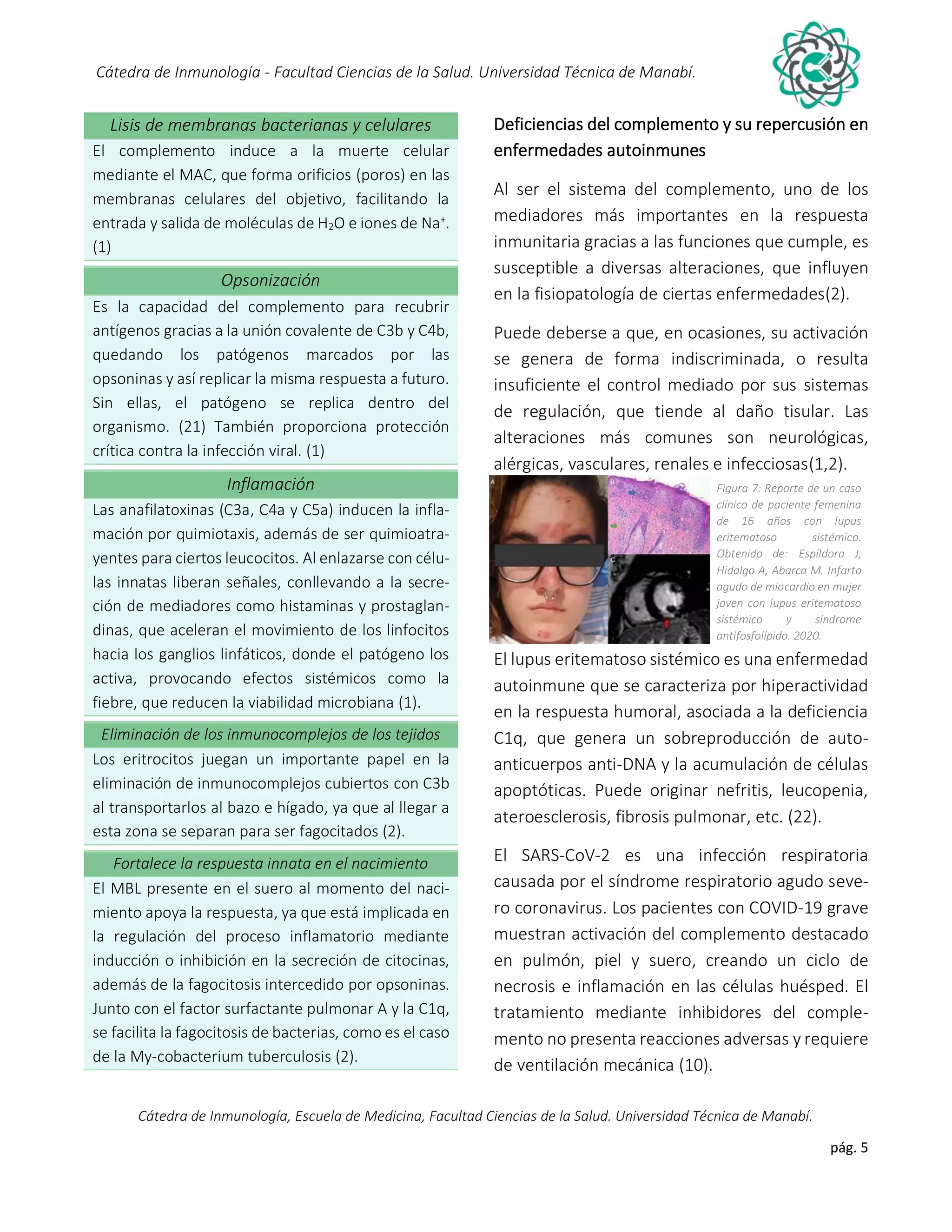 Sistema y vías de activación del complemento | PDF