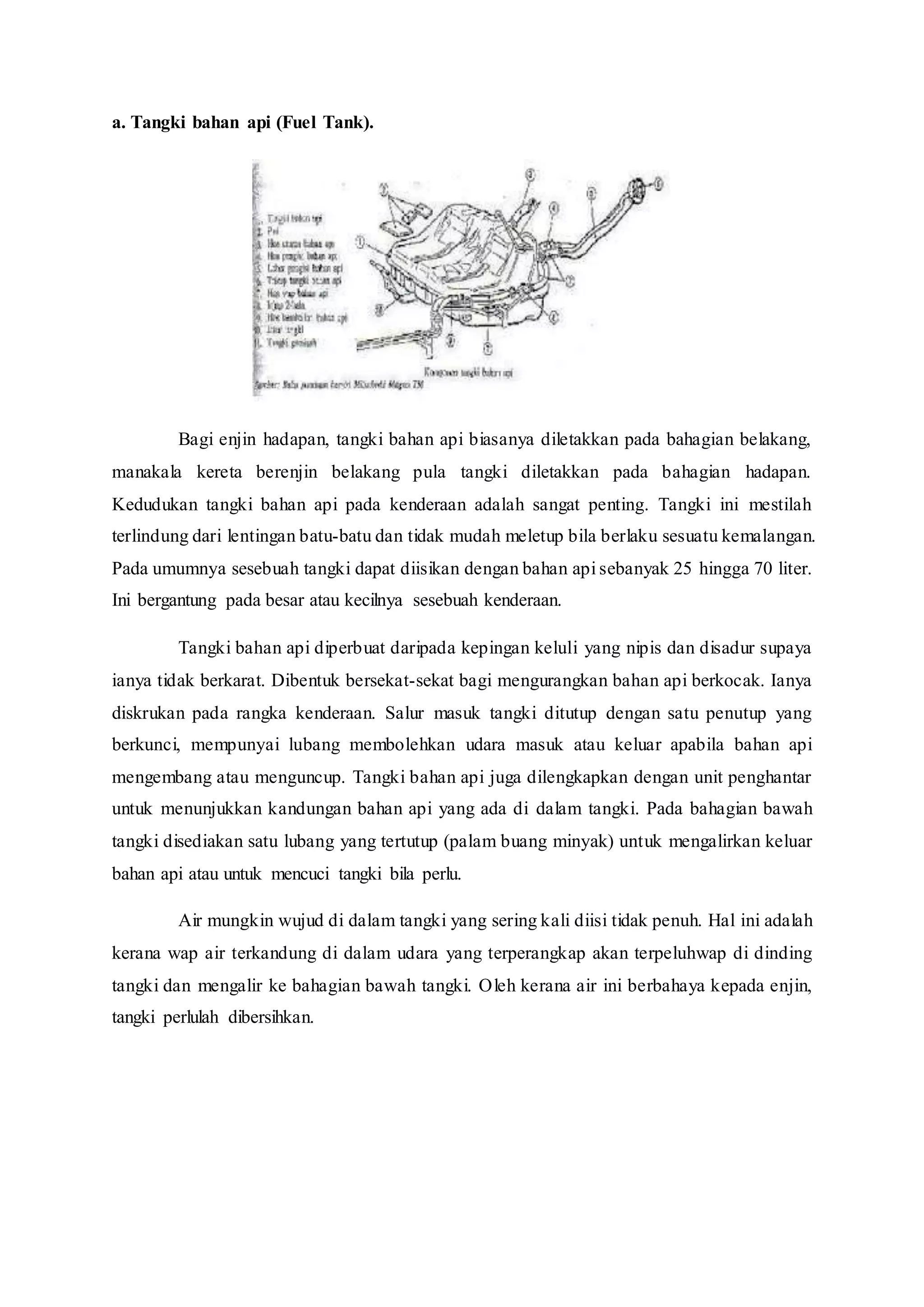 Sistem bahan api | DOCX