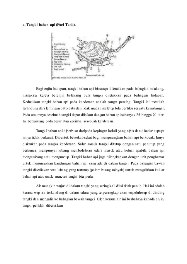 Sistem bahan api | DOCX