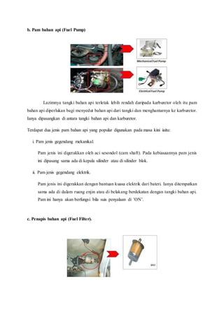 Sistem bahan api | DOCX