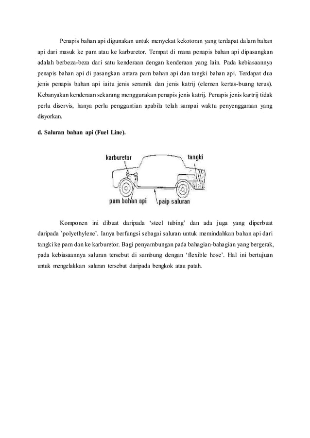 Sistem bahan api | DOCX