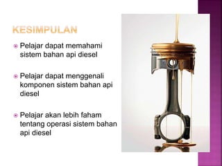 Sistem bahan api diesel | PPT