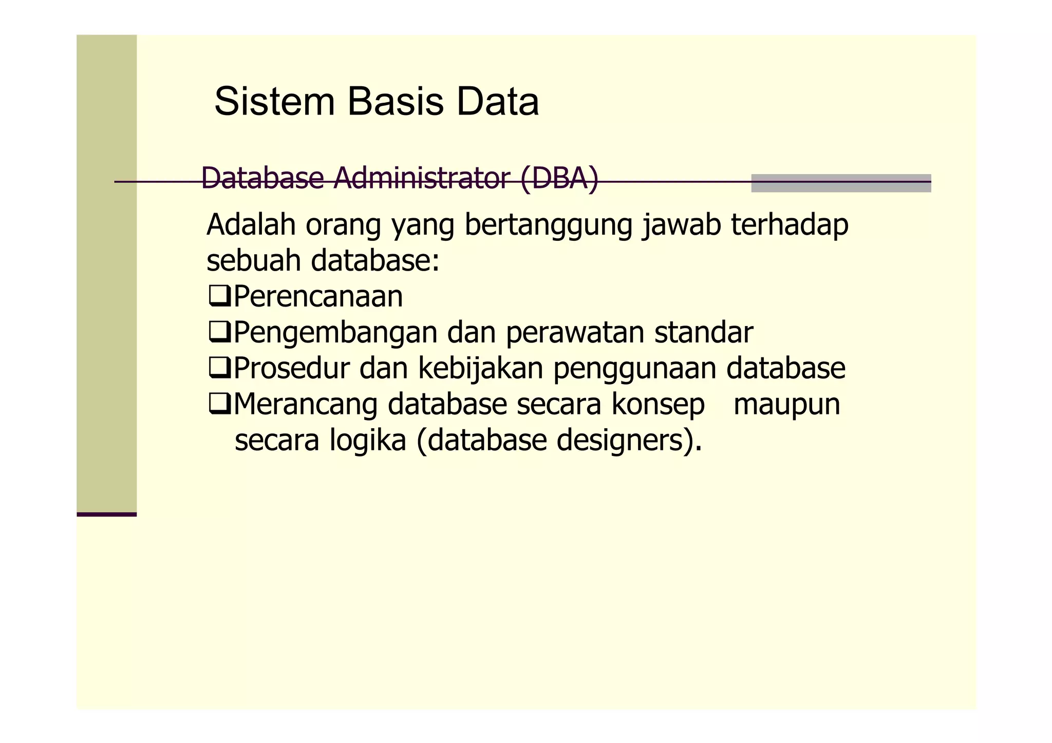 Sistem basis data | PDF