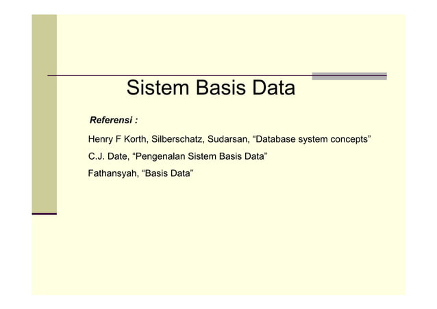 Sistem basis data | PPT