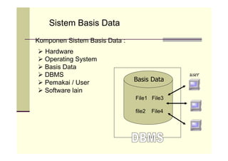 Sistem basis data | PDF