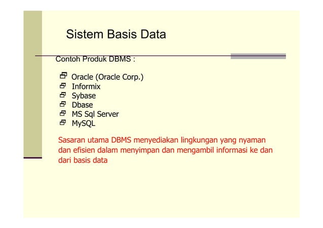 Sistem basis data | PPT