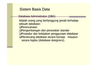 Sistem basis data | PDF
