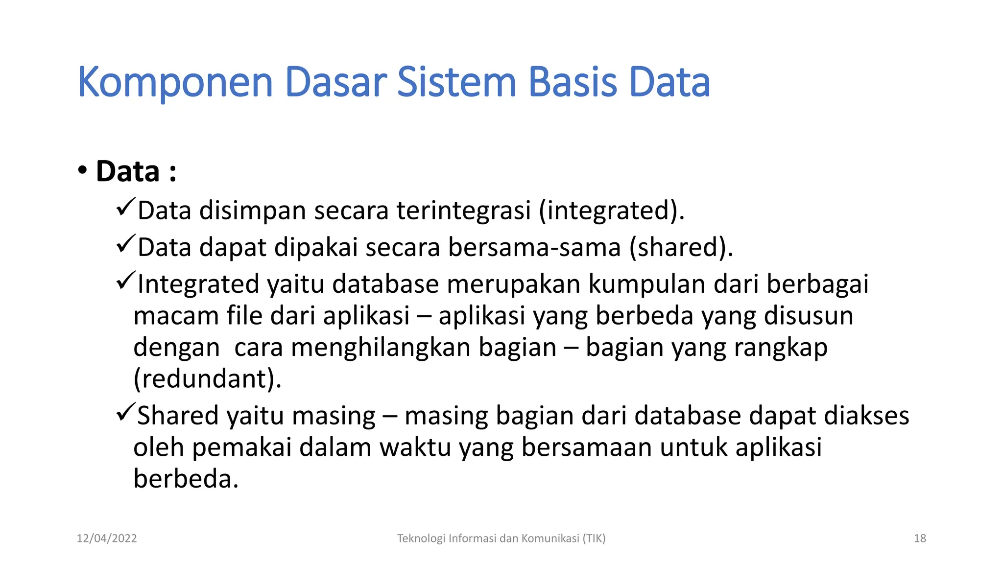 Pengenalan Sistem Basis Data (Database System) | PDF