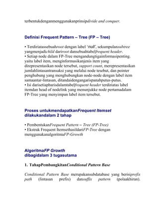 Algoritma Eclat | DOCX