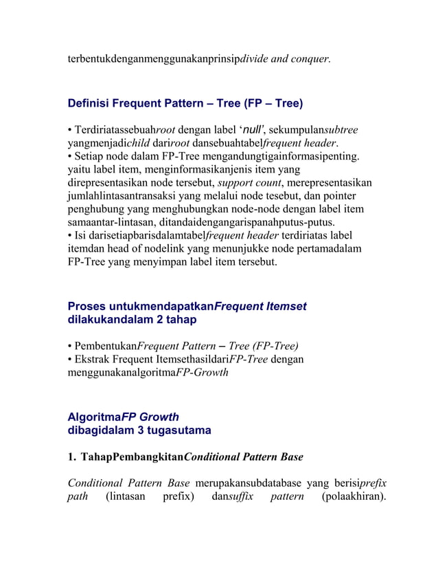 Algoritma Eclat | DOCX