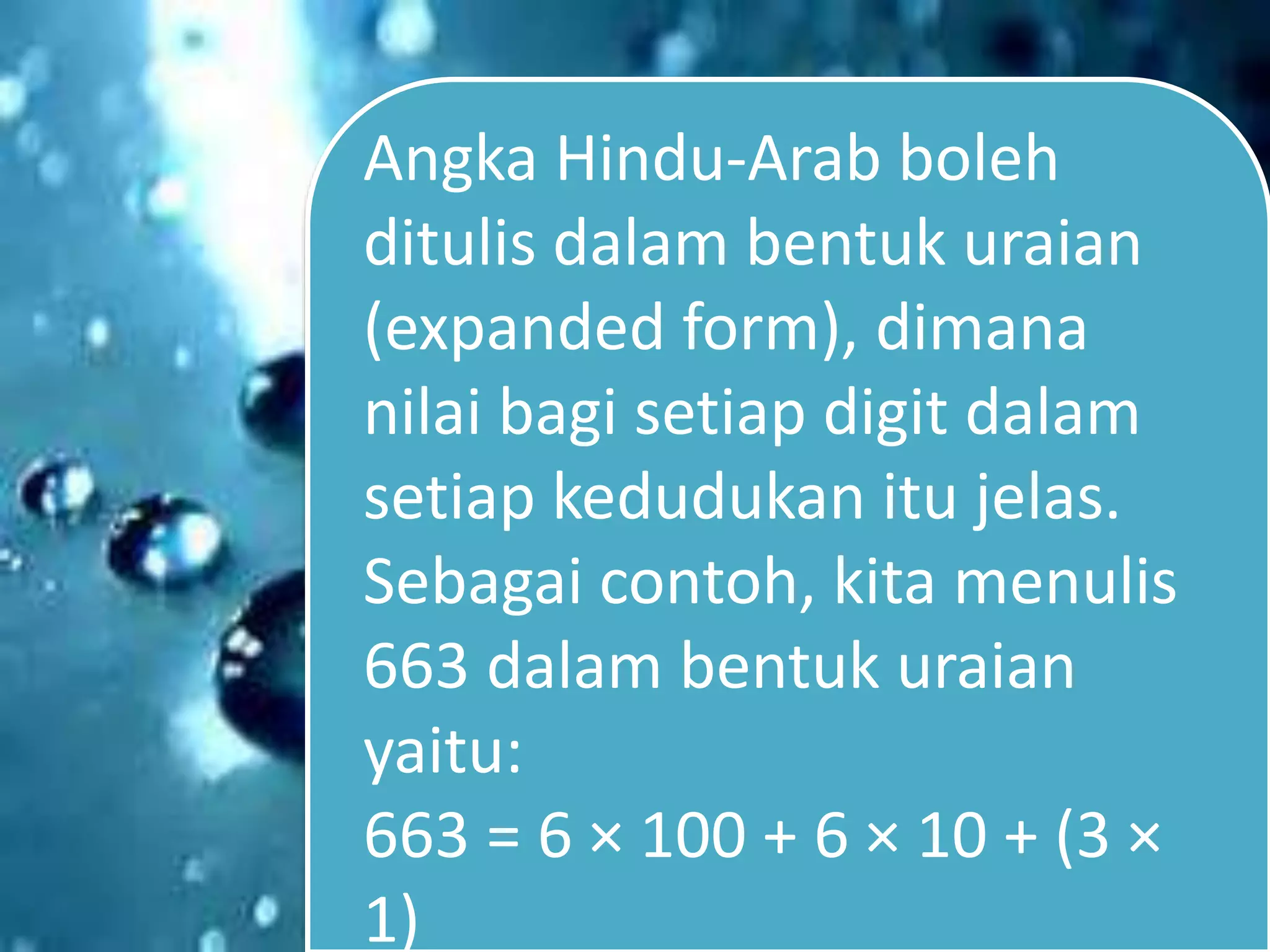 Sistem bilanga hindu arab | PPTX