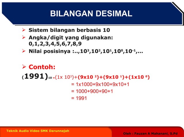 Sistem bilangan | PPT
