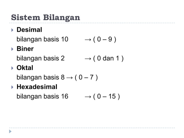 PPT2 - Sistem Bilangan | PPT
