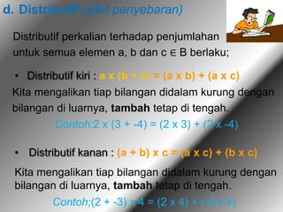 Sistem bilangan bulat (makul teori bilangan) | PPTX