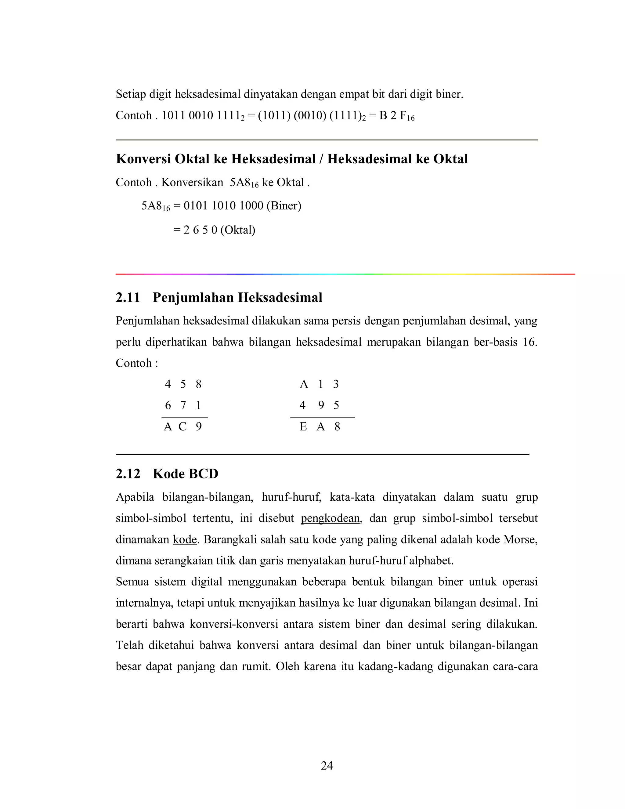 Sistem bilangan dan kode | PDF