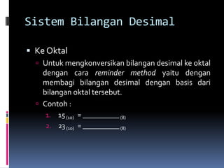Pengantar Ilmu komputer sistem bilangan dan kode.pptx