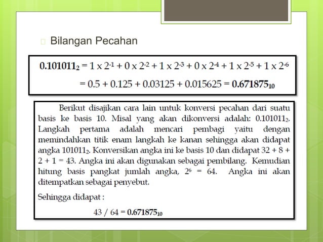 SISTEM BILANGAN DAN KODE DATA | PPT