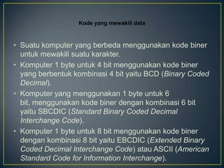 Sistem bilangan & kode | PPT