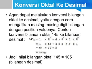 Sistem bilangan: Konversi bilangan | PPT