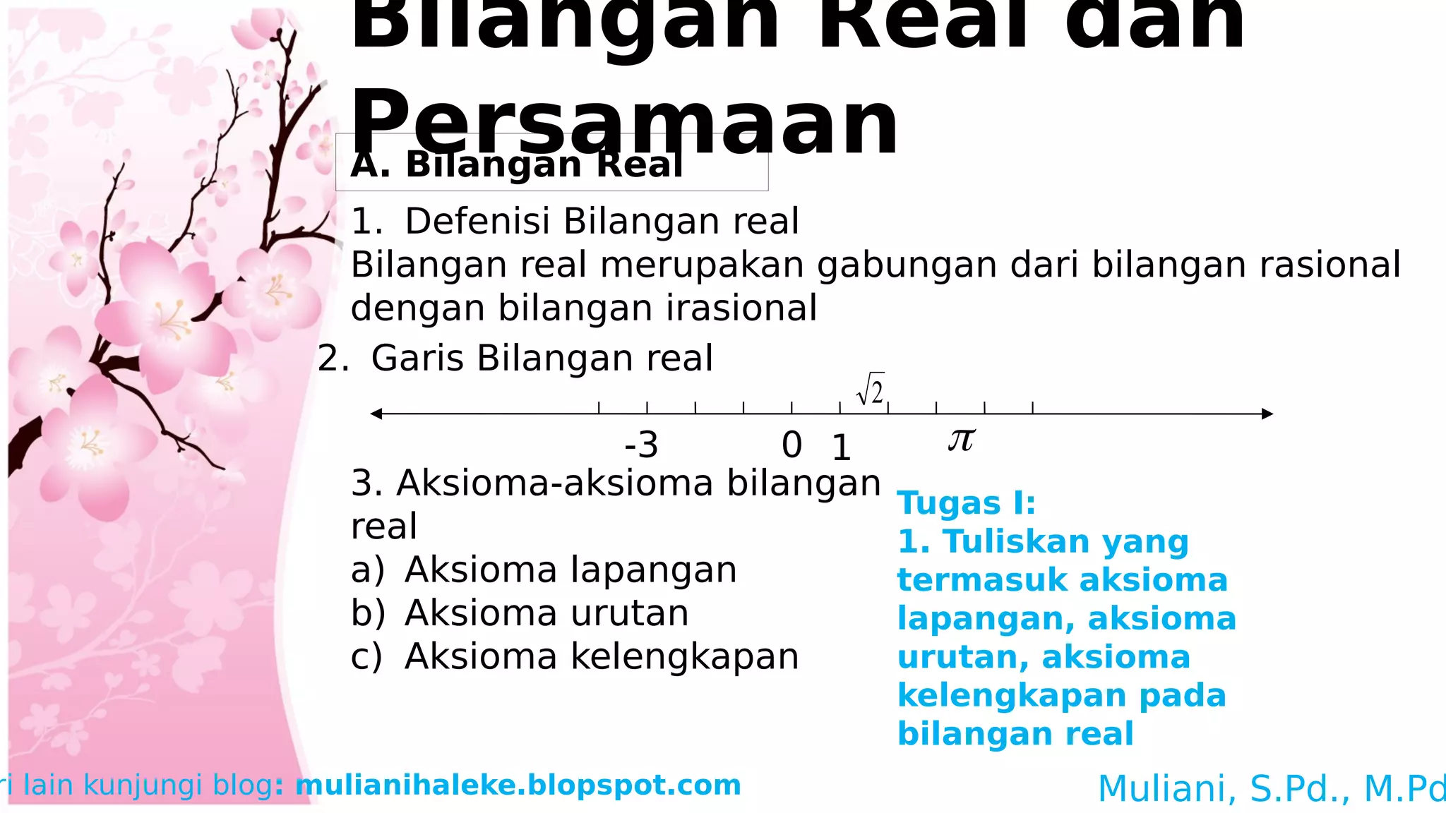 Sistem bilangan real 2 | PDF