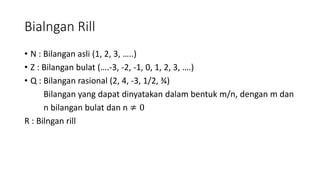 Sistem bilangan rill.pptx
