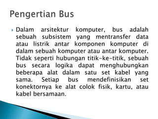 Sistem bus | PPTX