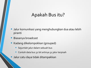 Sistem bus | PPT