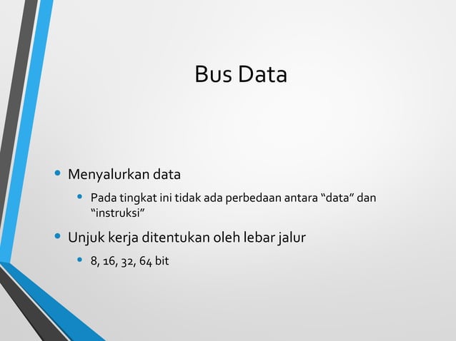 Sistem bus | PPT