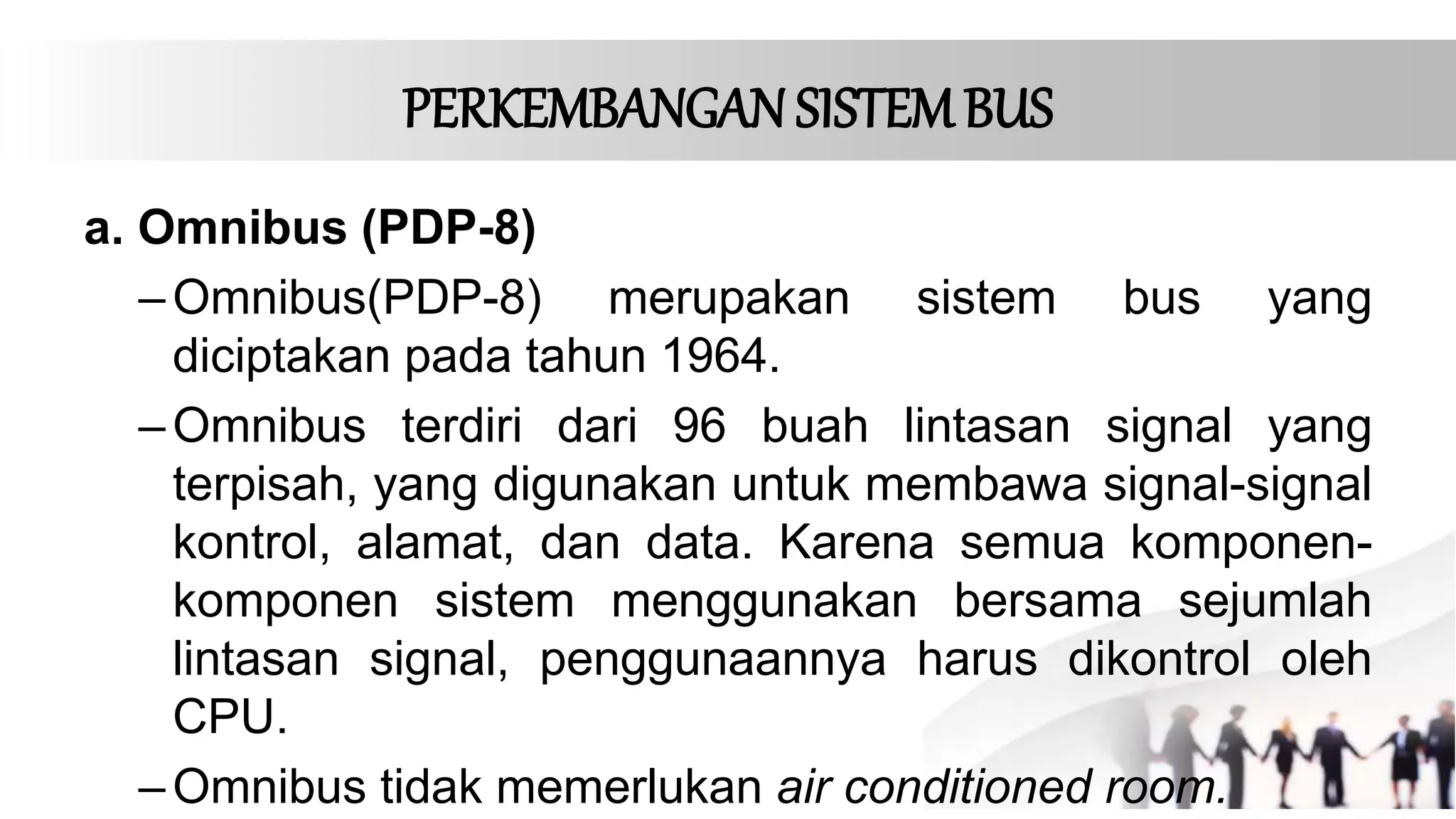 Sistem BUS Dalam Arsitektur Jaringan Dan Komputer | PPTX