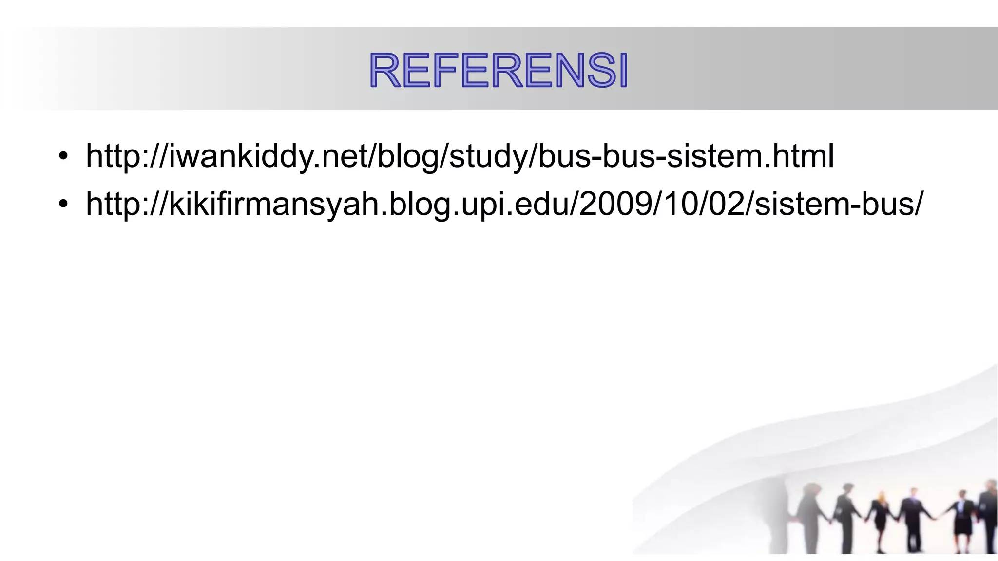 Sistem BUS Dalam Arsitektur Jaringan Dan Komputer | PPTX