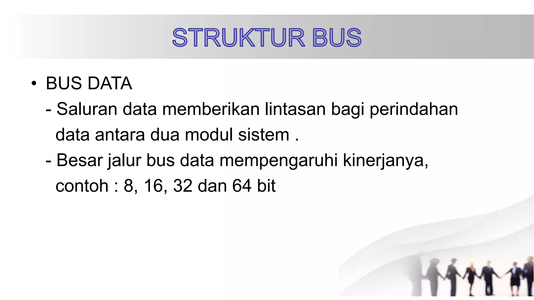 Sistem BUS Dalam Arsitektur Jaringan Dan Komputer | PPTX