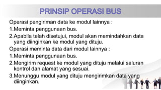 Sistem BUS Dalam Arsitektur Jaringan Dan Komputer | PPTX