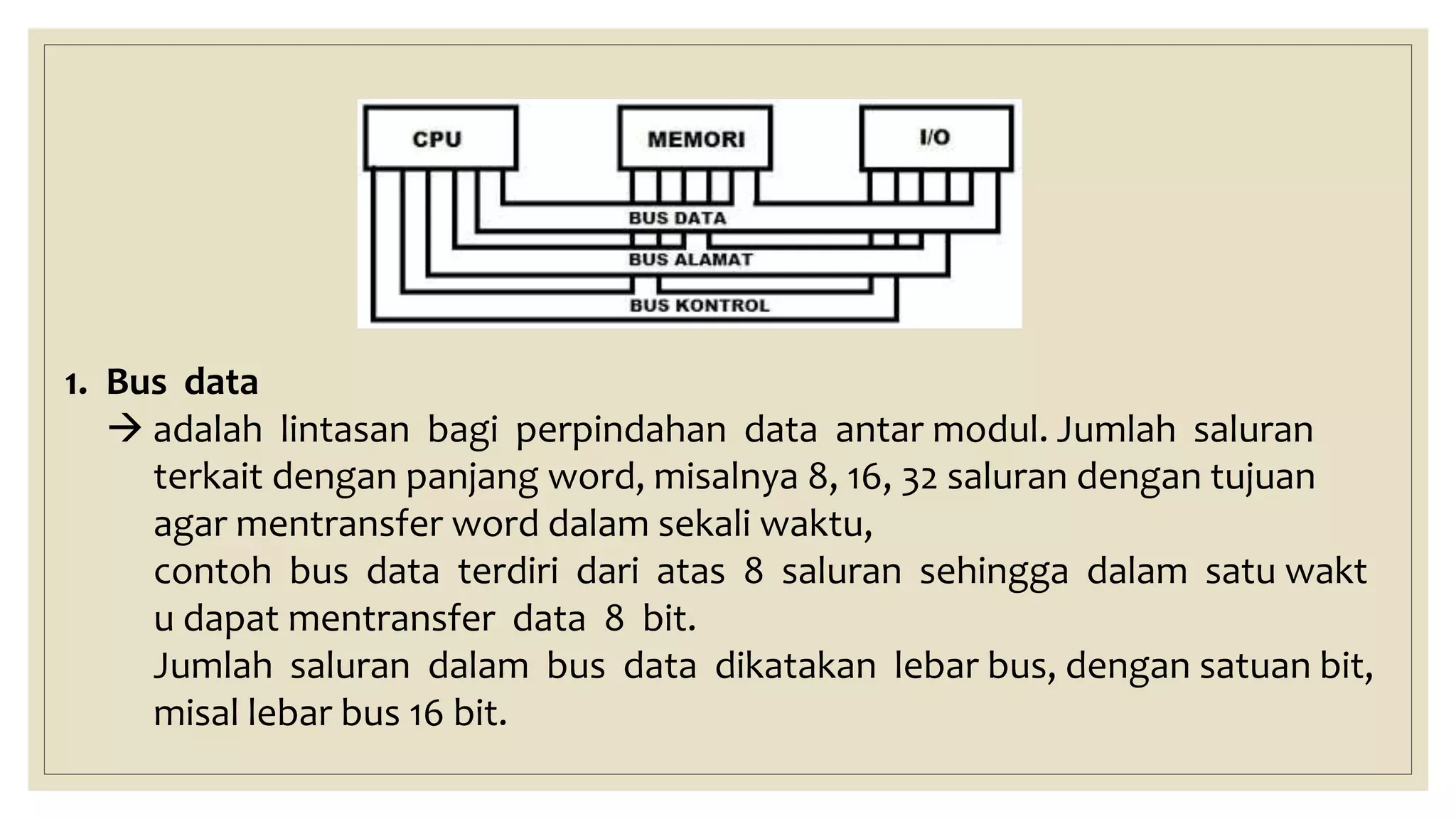 Sistem bus komputer | PPTX