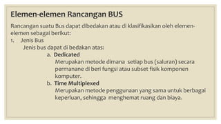 Sistem bus komputer | PPTX