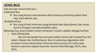 Sistem bus komputer | PPTX